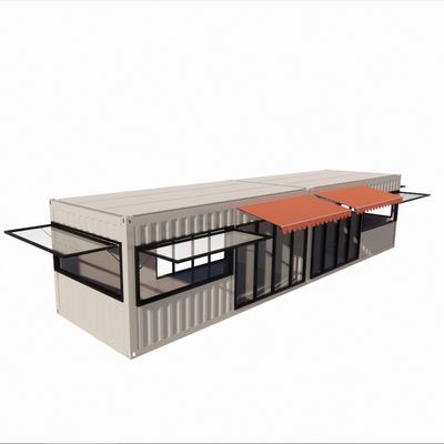 20ft 40ft Portable Kiosk Modified Prefab Modular Coffee Shop Shipping ...