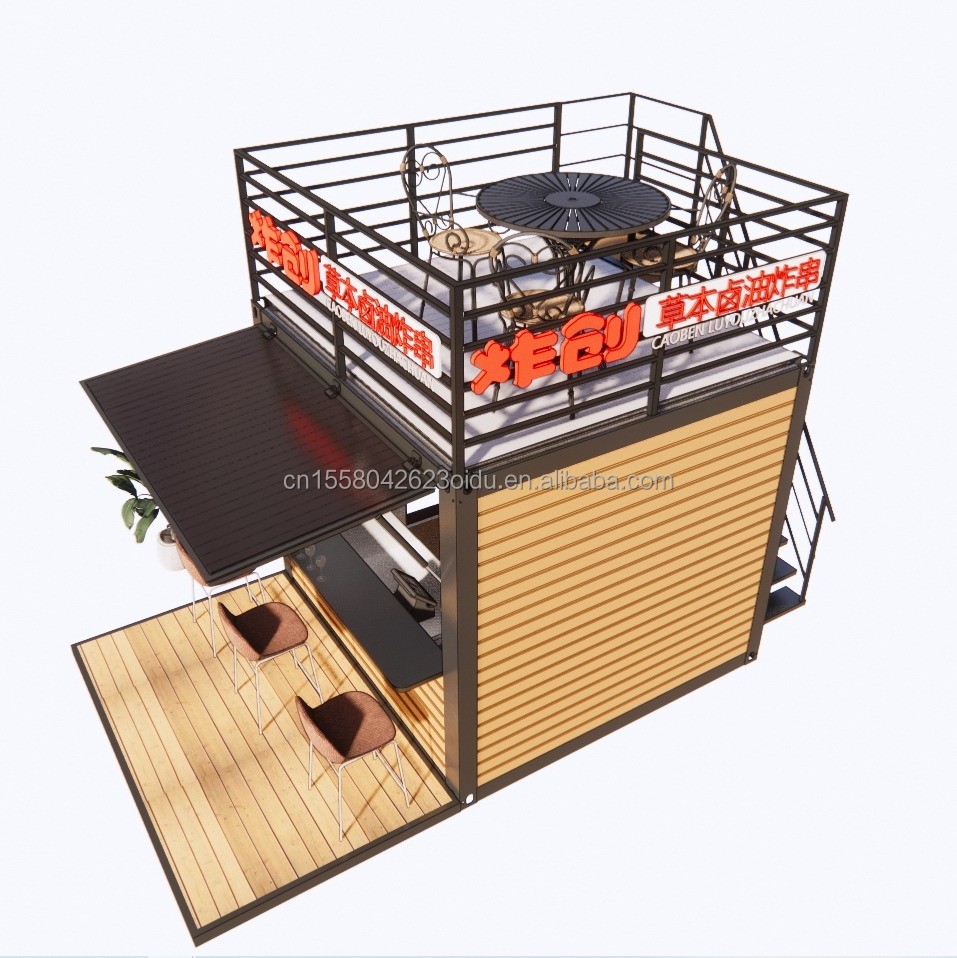 10FT Modern Design Steel Structure Container Store/Shop Houses and ...