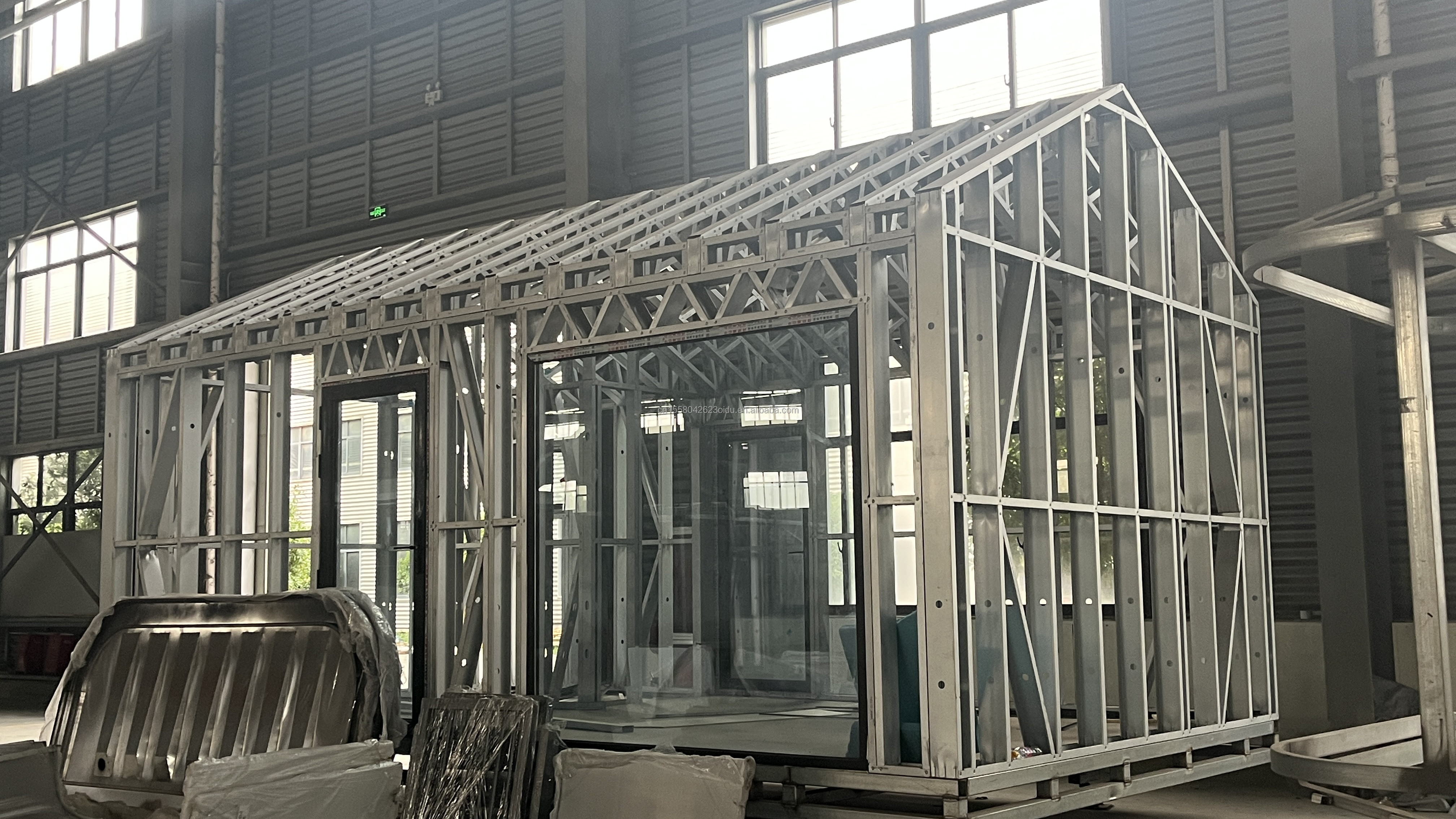 Fast-Installed Two-Storey Prefab Villa with A-Frame Design and Triangle ...