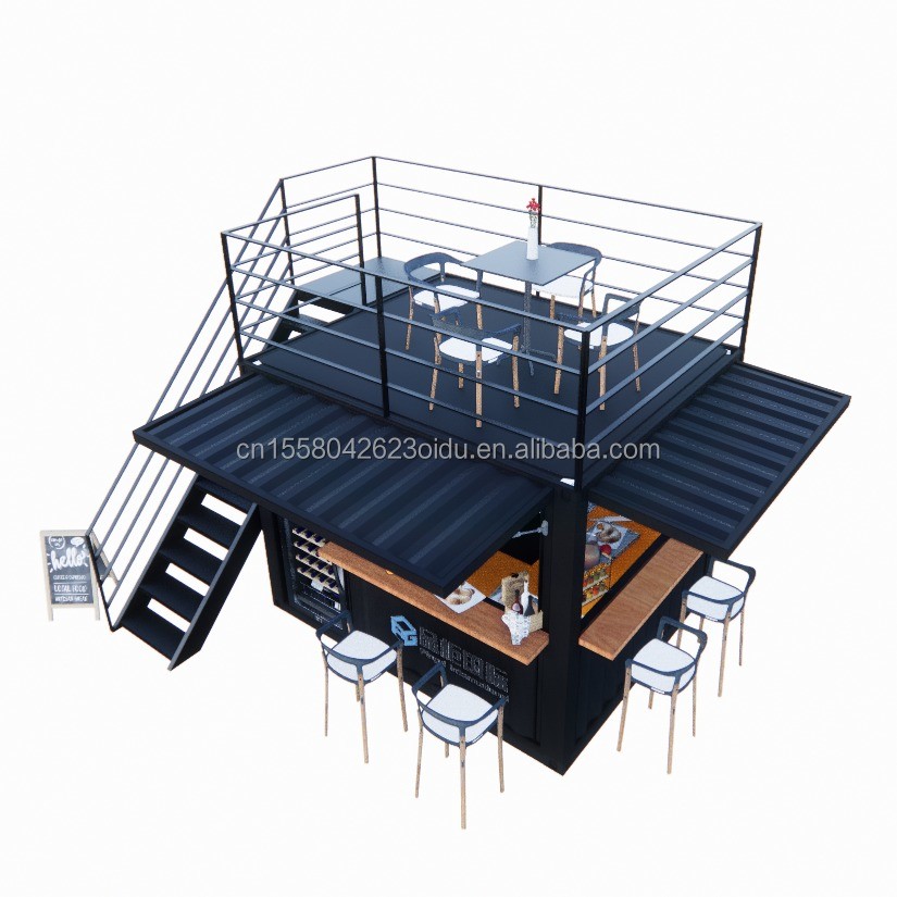 10ft Mini Pop-up Shop Galvanized Steel Square Tubes Two-story Pop-up ...