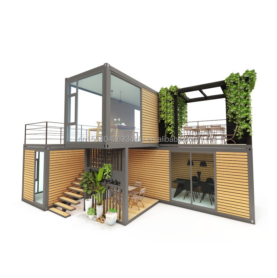 3D Model/CAD Drawings Wooden Tiny Prefab House Container Modular ...