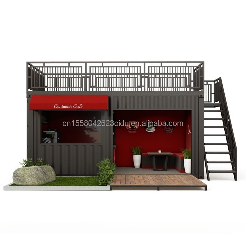 Luxury Shipping Container Bar 20FT Container Coffee Shop and Restaurant ...