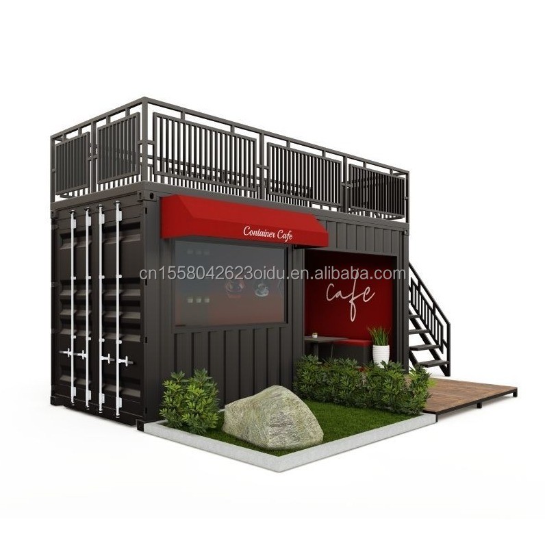 Luxury Shipping Container Bar 20FT Container Coffee Shop and Restaurant ...